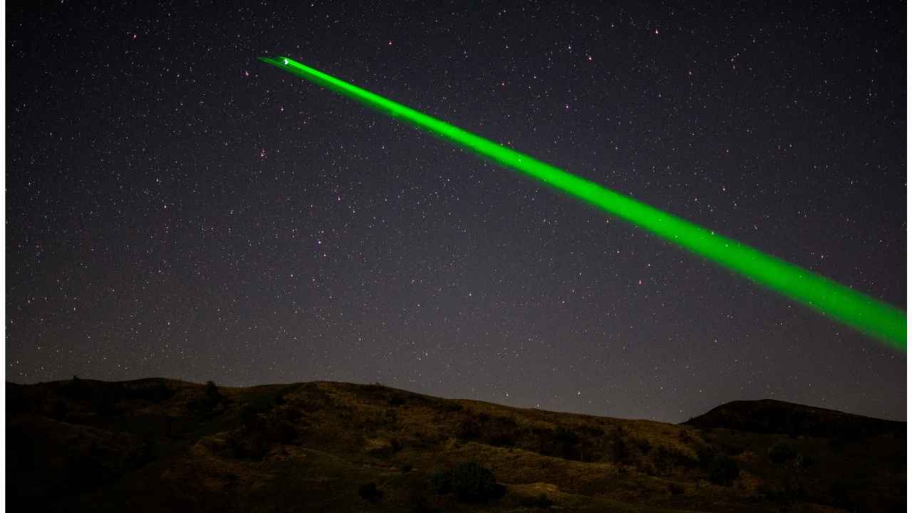 How A Military-Grade Laser Is Visible For 25 Miles At Night - Check Out ...